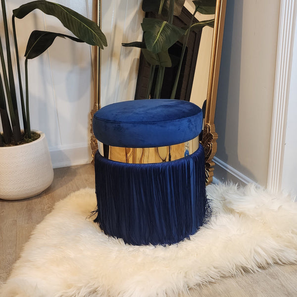Luxury Fringe Ottoman - Royale One
